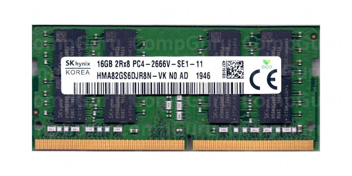 Оперативная память для ноутбука Hynix Ddr4 16gb 2666mhz So Dimm 2rx8