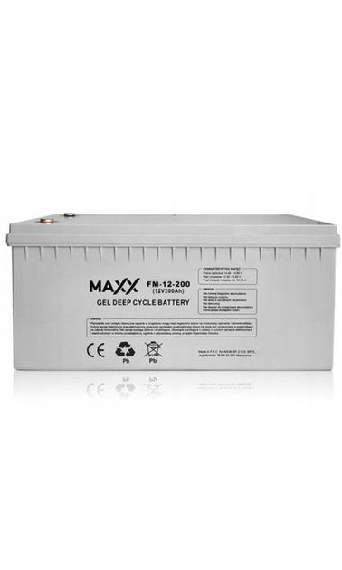 Акумулятор гелевий Maxx 12-ФМ-200 12v 200Ач (Білий) АКБ Гель – фото ...