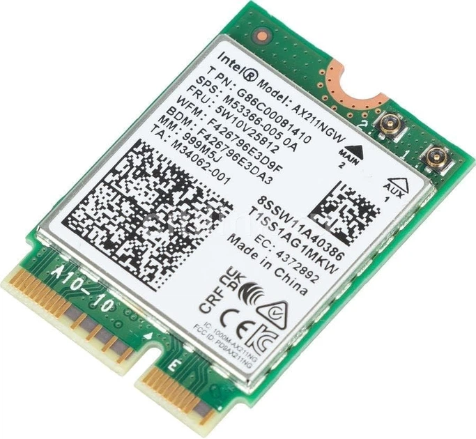 Сетевая карта Intel Wi-Fi 6E AX211 M.2 2230 (AX211.NGWG.NV) – фото ...