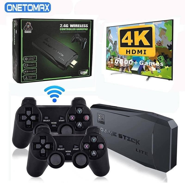 Игровая приставка M8 64gb Data Frog 4K HDMI + 2 беспроводных джойстика ...