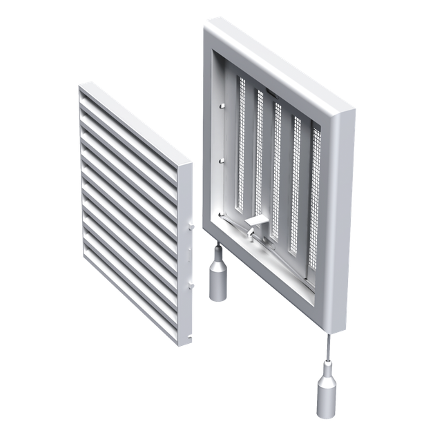 Решетка вентиляционная с жалюзи VENTS МВ 100 Рс – фото, отзывы ...