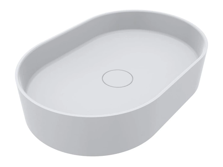 Умивальник накладний MIRAGGIO KIRA 60*40*13 Mirasoft Білий 0001051 ...