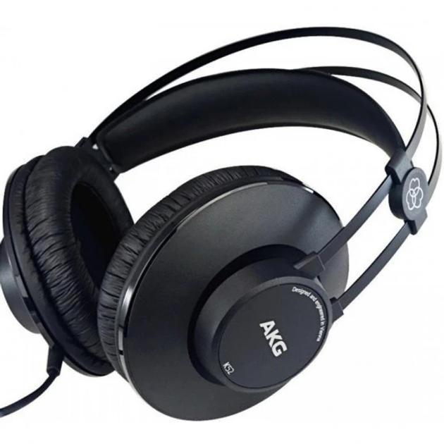 Студийные наушники AKG K52 проводные закрытые 40мм 18Гц-20кГц 110дБ ...