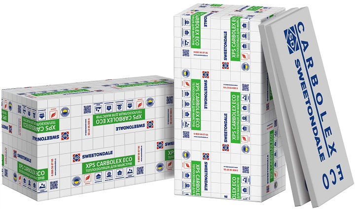Пінополістирол CARBOLEX ECO 30x580x1180 мм 8.9 м² 13 шт упаковка ...