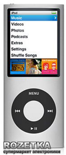 MP3-плеер iPod nano 4Gb Silver New (MB480) – фото, отзывы ...