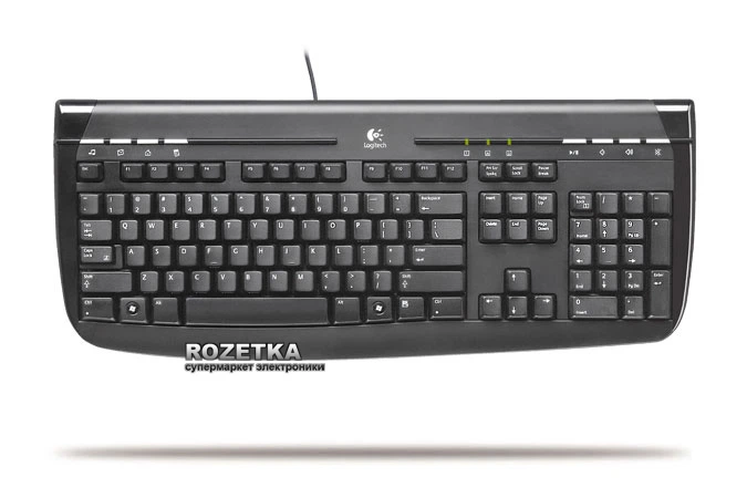 Logitech Internet 350 PS/2 Keyboard Black UKR (967674-0135) – фото ...