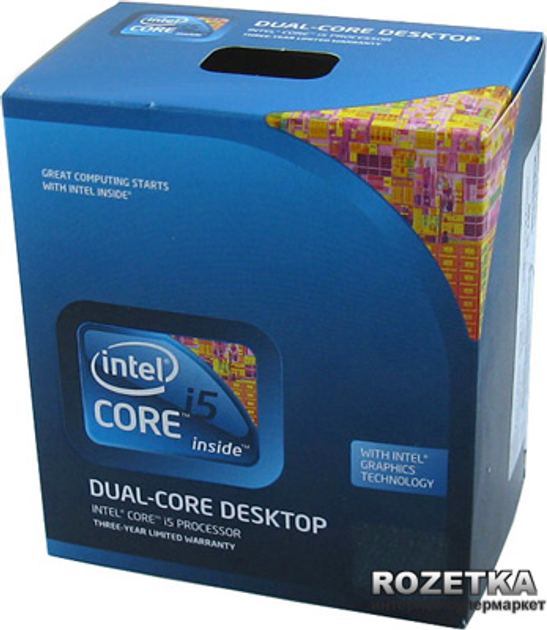 Процессор Intel Core i5-660 3.33GHz/4MB/DMI (BX80616I5660SLBLV) s1156 ...