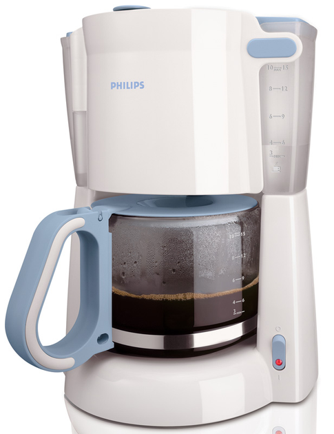 Капельная кофеварка PHILIPS-SAECO HD7448/70 Белый/синий – фото, отзывы ...
