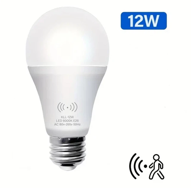 Світлодіодна лампа з датчиком руху Bulb Light Sensor KLL-12W – фото ...
