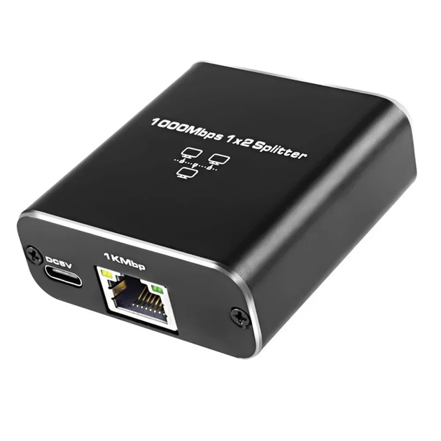 Розгалужувач для інтернет кабелю RJ45 LAN - 2 x RJ45 Ethernet Спліттер ...