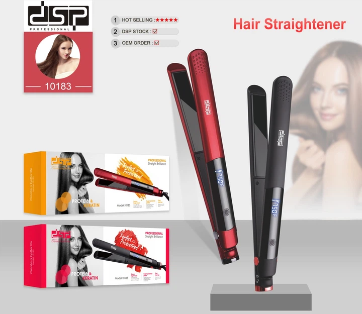 Праска випрямляч щипці DSP для волосся професійна з керамічним ...