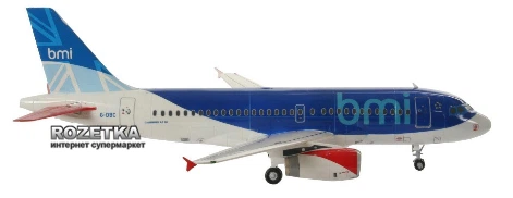 Аэробус 1:144 Revell Airbus A319 BMI (1995 г, Германия/Великобритания/Франция) (04200) – фото ...
