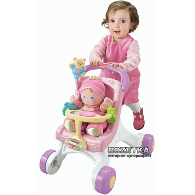 Ходунки-коляска для кукол Fisher-Price (М9523) – фото, отзывы ...