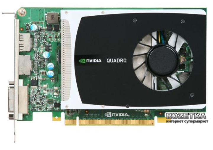 Видеокарта PNY PCI-Ex NVIDIA Quadro 2000 1024MB GDDR5 (128bit) (625/650 ...