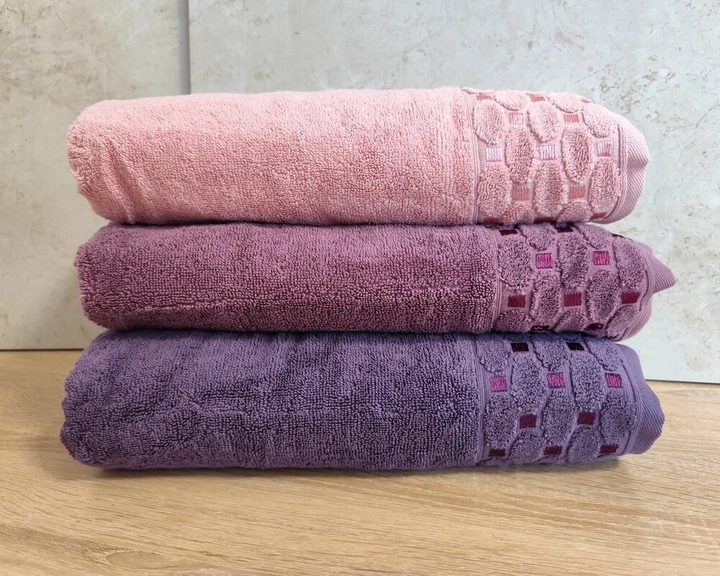 Набор махровых турецких полотенец Zeron 3 штуки 70х140 Microcotton Puanli Desen – фото, отзывы ...
