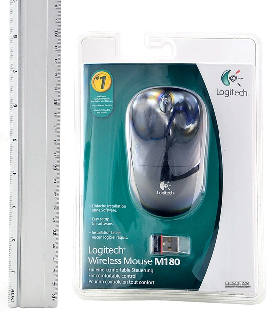 Мышь Logitech Wireless M180 Black (910-002219) – фото, отзывы ...