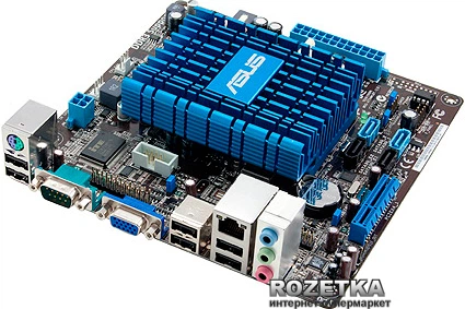 Материнская плата Asus AT4NM10T-I (Intel Atom D425, Intel NM10, Intel ...