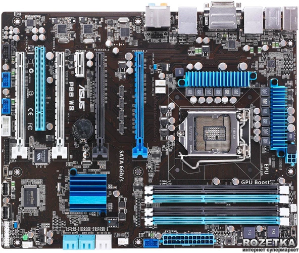 Материнская плата Asus P8B WS (s1155, Intel C206, PCI-Ex16) – фото ...