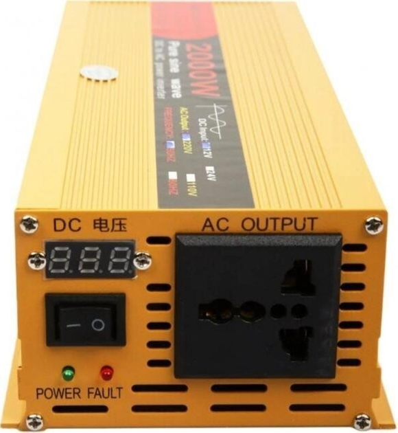 Преобразователь напряжения XINBOKE чистый синус инвертор 12V-220V-2000W ...