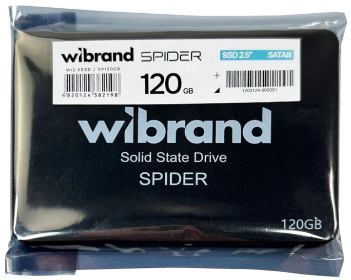 SSD диск Wibrand Spider 120GB 2.5 (WI2.5SSD/SP120GB) – фото, відгуки ...