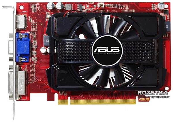 Видеокарта Asus PCI-E Radeon HD 6670 1024MB GDDR3 (128bit) (800/1800 ...
