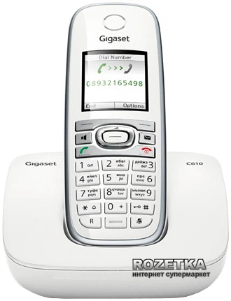 Gigaset C610 (S30852-H2305-S302) White – фото, відгуки, характеристики ...