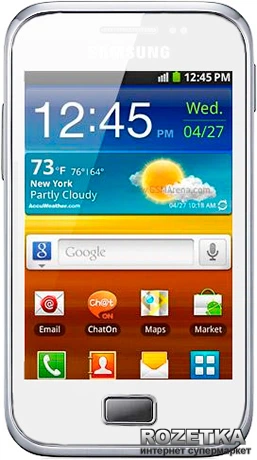 Мобильный телефон Samsung Galaxy Ace Plus S7500 Chic White – фото ...