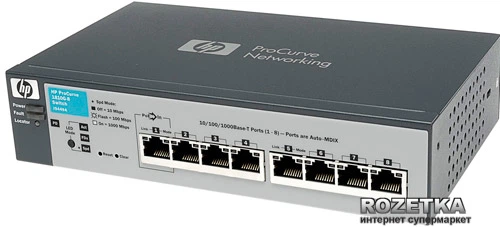 HP ProCurve Switch V1810-8G (J9449A) – низкие цены, кредит, оплата ...