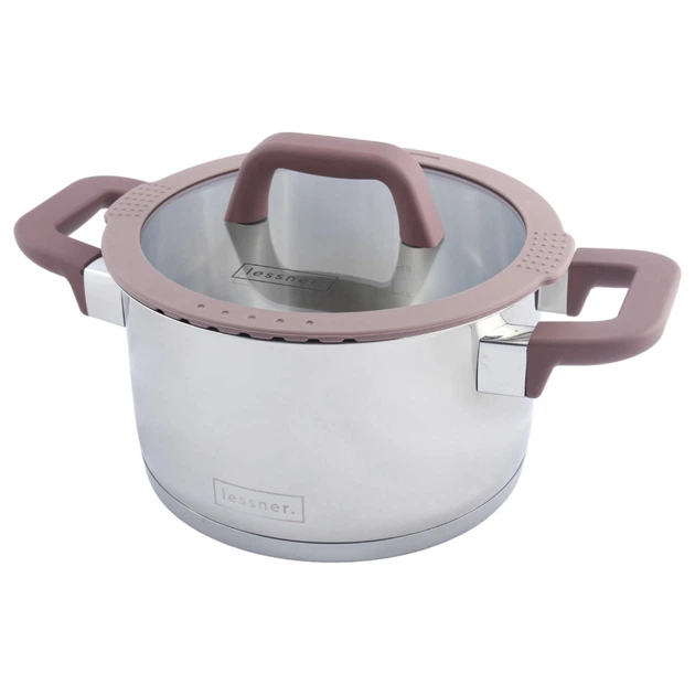 Кастрюля Lessner Arundel 55884-22 22 см 4.2 л серебристая – купить ...