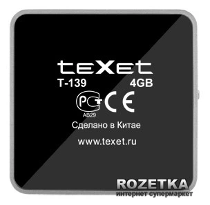 MP3-плеер Texet T-139 4GB – фото, отзывы, характеристики в интернет-магазине ROZETKA | Купить в ...