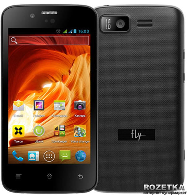 Мобильный телефон Fly IQ440 Energie Black – фото, отзывы ...
