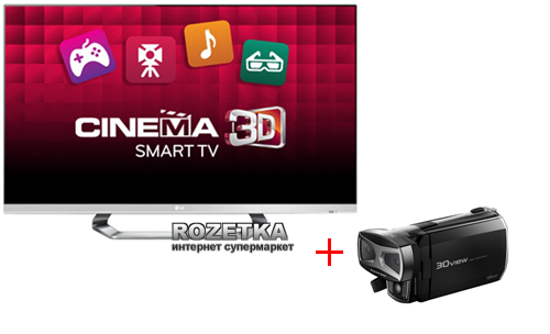 Телевизор LG 42LM760T + Видеокамера 3D Full HD Otek DVX-5F9 купить в ...