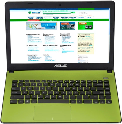 Ноутбук ASUS X401A (X401A-WX306D) Green – фото, отзывы, характеристики ...