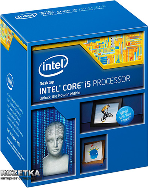 Процессор Intel Core i5-4670 3.4GHz/5GT/s/6MB (BX80646I54670) s1150 BOX ...