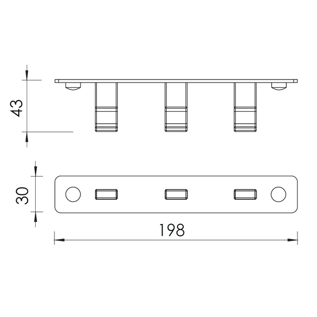 Гачок Imprese 101111 (3 шт) прямий – фото, відгуки, характеристики в ...