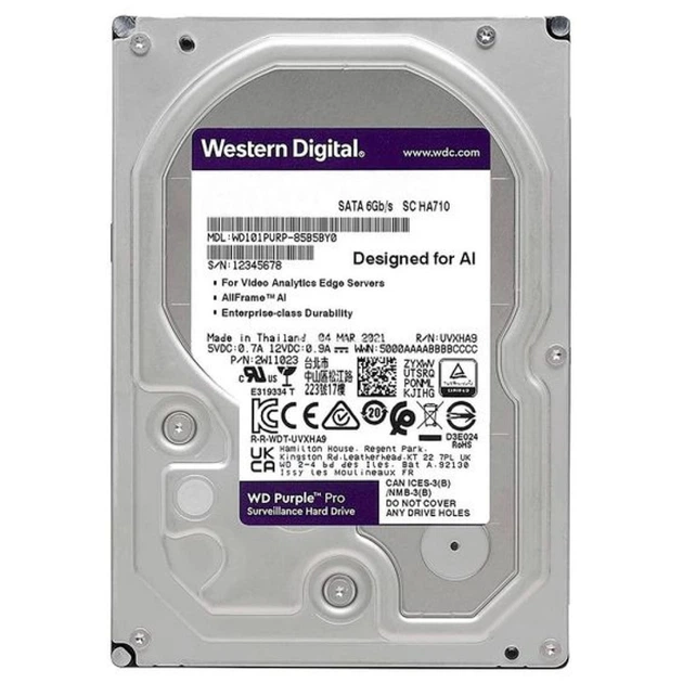 Жесткий диск WD Purple Pro 14.0TB7200rpm 512MB (WD142PURP) – фото ...