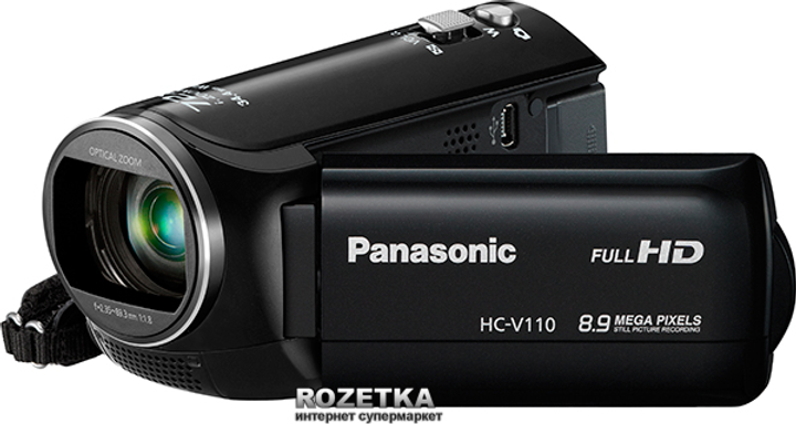 Видеокамера Panasonic HC-V110 Black (HC-V110EE-K) – фото, отзывы ...
