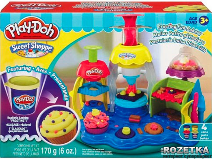 Набор пластилина Фабрика пирожных Play-Doh (A0318) – игрушки с ...