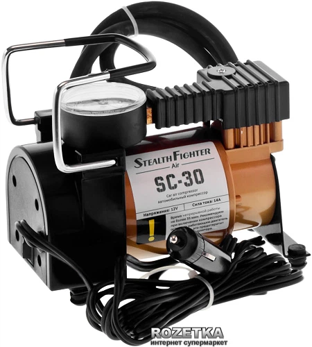 R̲O̲Z̲E̲T̲K̲A̲ | Автокомпрессор Stealth SC 30 купить в Киеве, цена в ...