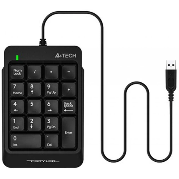 Клавиатура A4Tech FK13P (Black) Fstyler Numeric Keypad USB – фото, отзывы, характеристики в ...