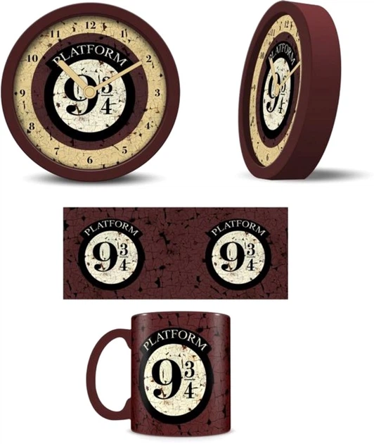 Подарунковий набір Pyramid Гаррі Поттер Чашка платформа 9 3 4 годинник 5050293867342 фото