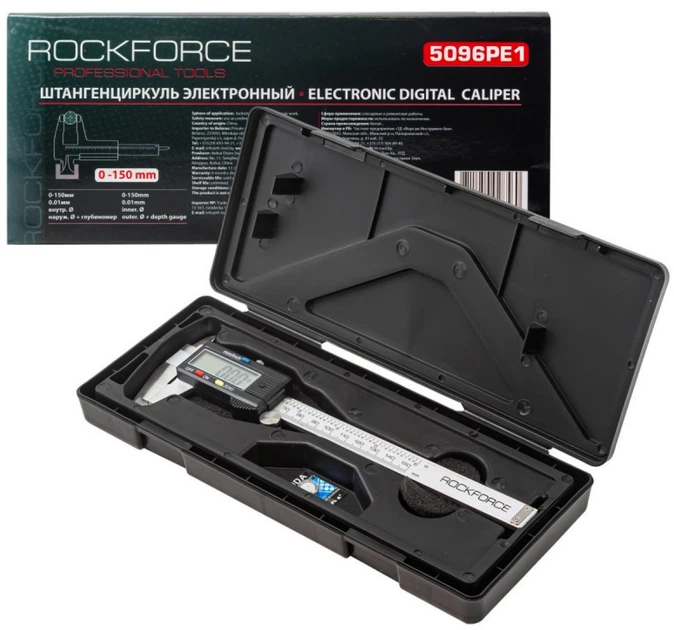 Штангенциркуль електронний Rock Force 150 мм (RF-5096PE1) – фото ...