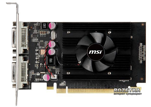 Видеокарта MSI PCI-Ex GeForce 210 512MB GDDR2 (64bit) (459/532) (2xDVI ...