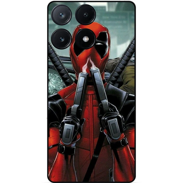 Чохол силіконовий бампер для Xiaomi Poco X6 Pro 5G з малюнком Дедпул ...
