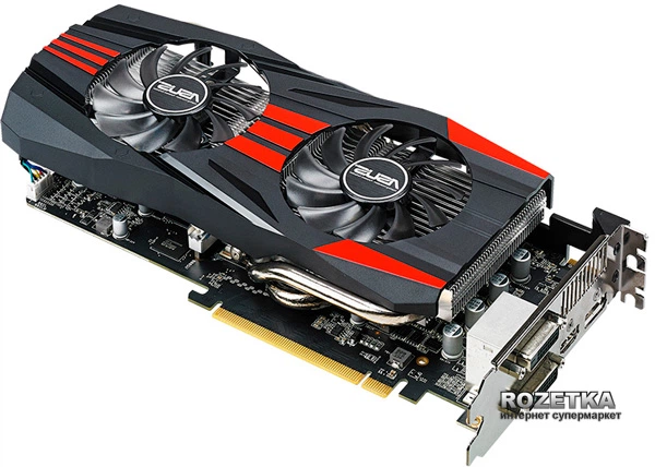 Видеокарта Asus PCI-Ex Radeon R9 270X DC II 2048MB GDDR5 (256bit) (1000 ...