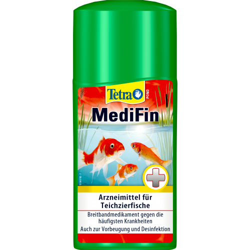 Засіб Tetra Pond MediFin лікарський проти інфекцій та хвороб ставкових риб, 250 мл на 5000 л TT ...