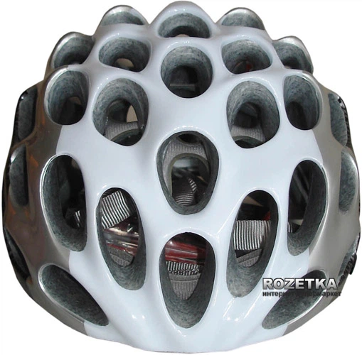 Велосипедный шлем CatLike Whisper Plus MD Blanco Carbono-Plata Brillo S ...