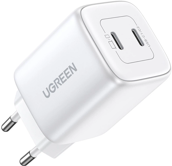 Сетевое зарядное устройство Ugreen CD294 Nexode 45 Вт USB 2 x Type-C ...