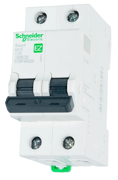 Автоматический выключатель Schneider Electric EZ9F34225 Easy9 4,5kA 2P ...
