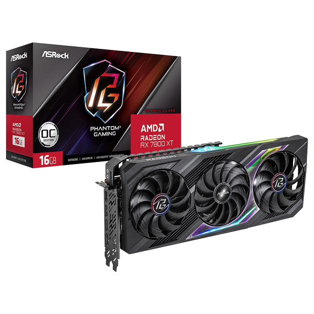 Відеокарта ASRock Radeon RX 6800 XT Phantom Gaming D 16G OC (RX6800XT ...
